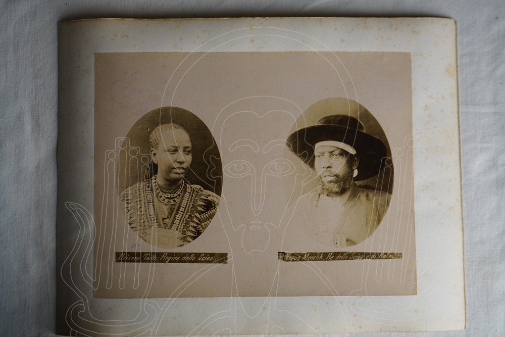 Ueizero Taitu, Regina dello Scioa ; Negus Menelik, Re dello Scioa e di ...