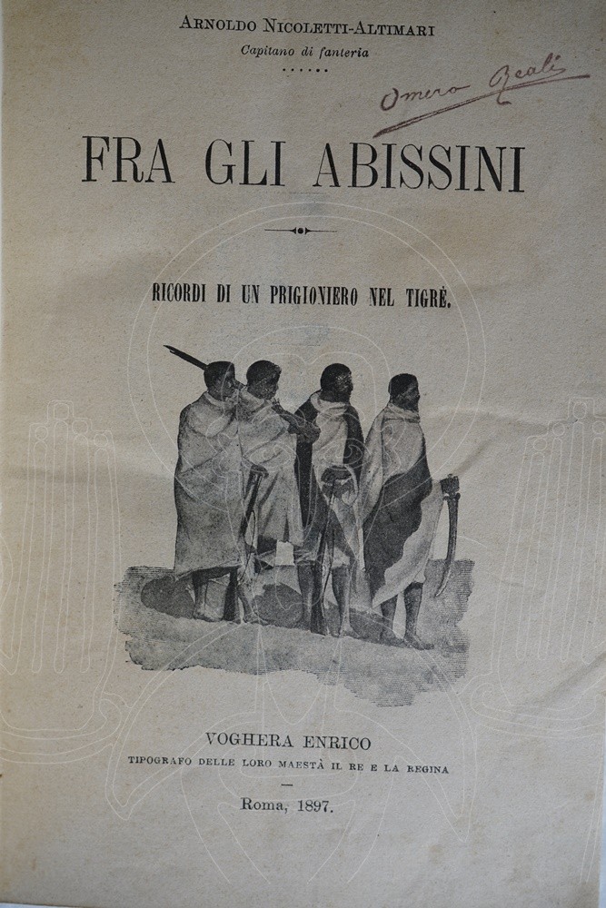 Fra gli abissini. Ricordi di un prigioniero nel Tigrè. - Biblethiophile