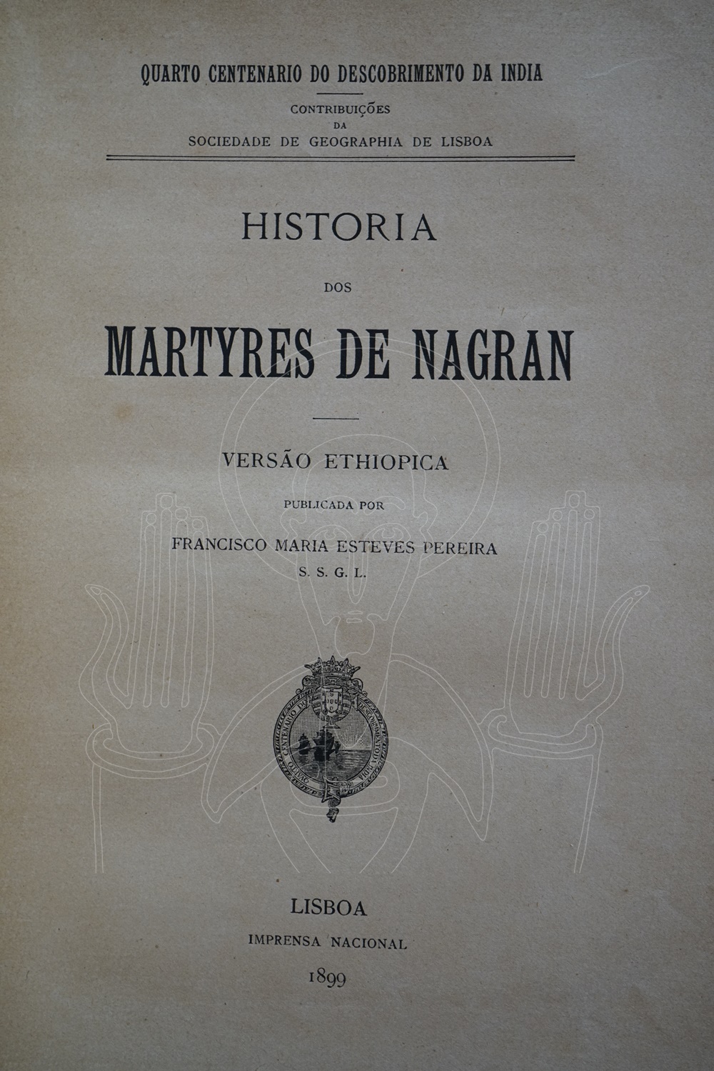 Historia dos martyres de Nagran. - Biblethiophile